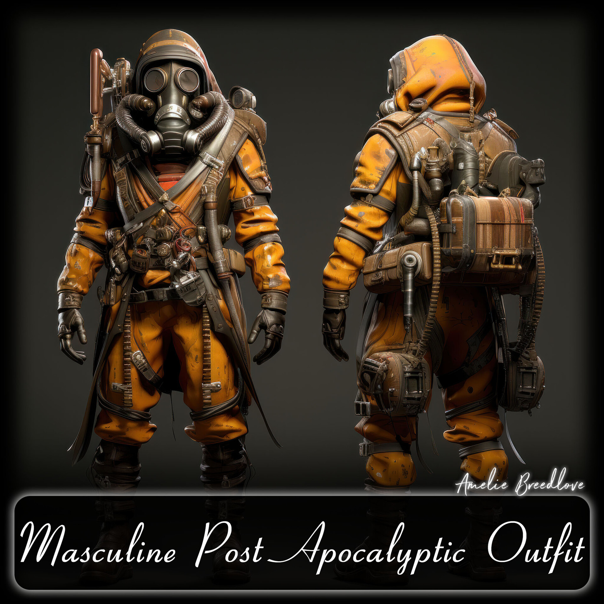 ArtStation - 200 Masculine Post Apocalyptic Outfit Reference Pack | 4K ...