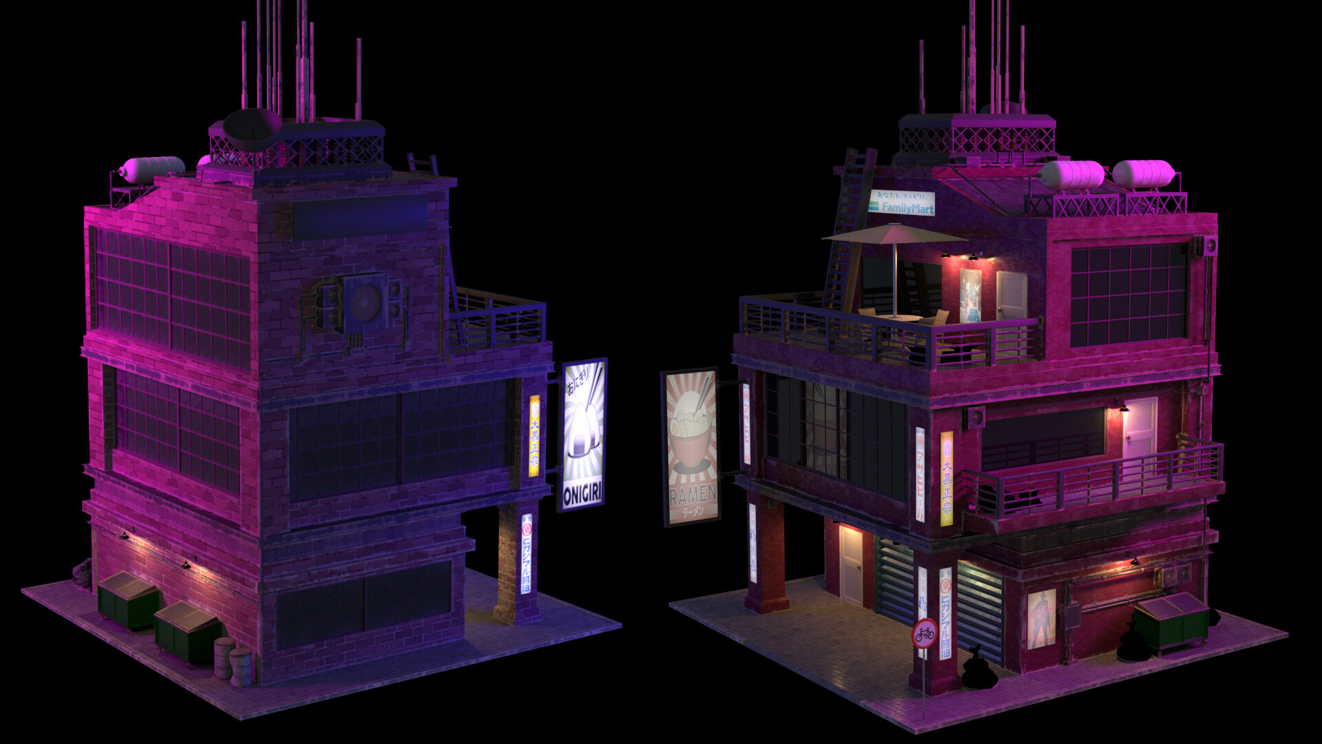 ArtStation - Cyberpunk House