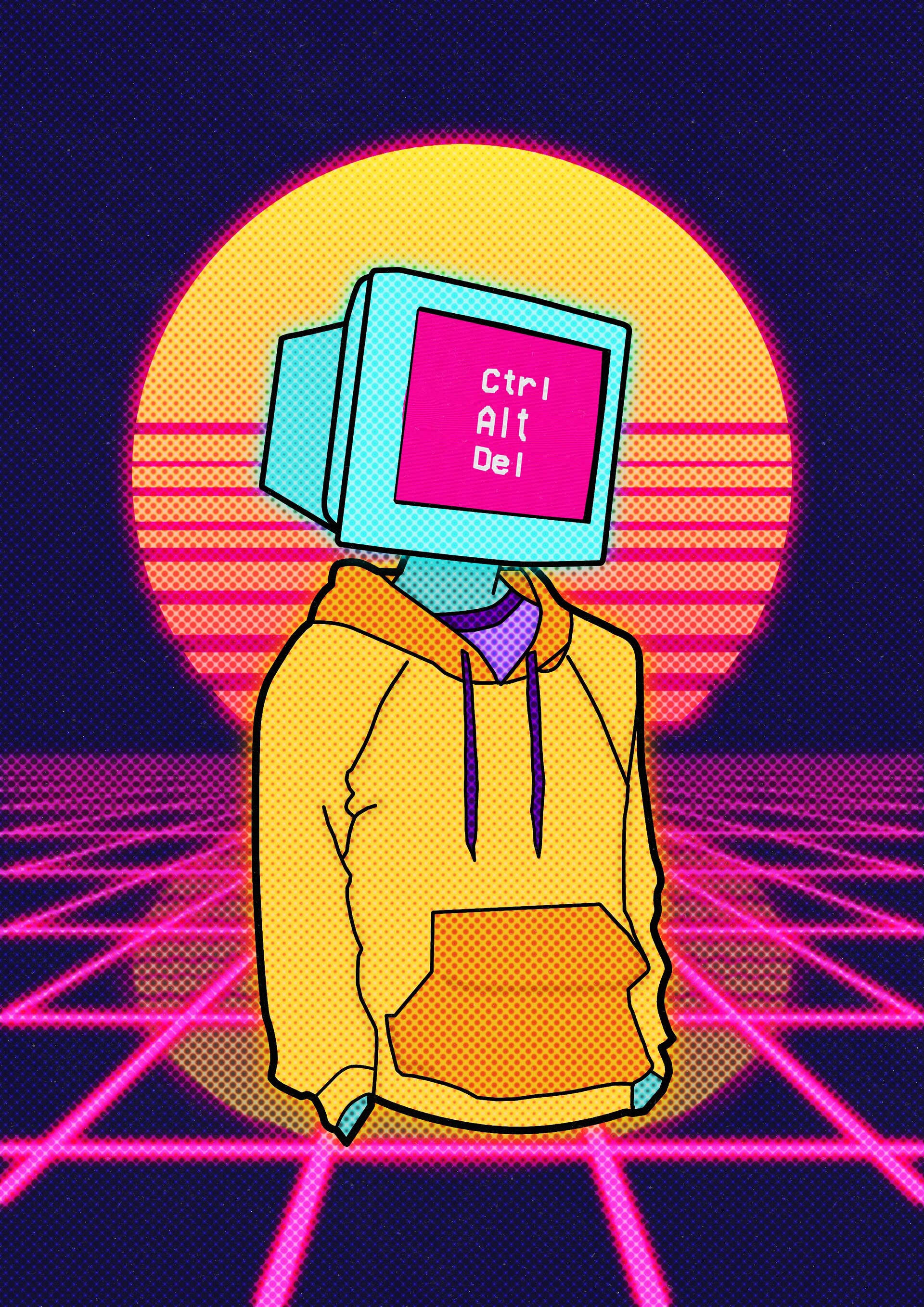 ArtStation - PC Head- CTRL, ALT, DEL!