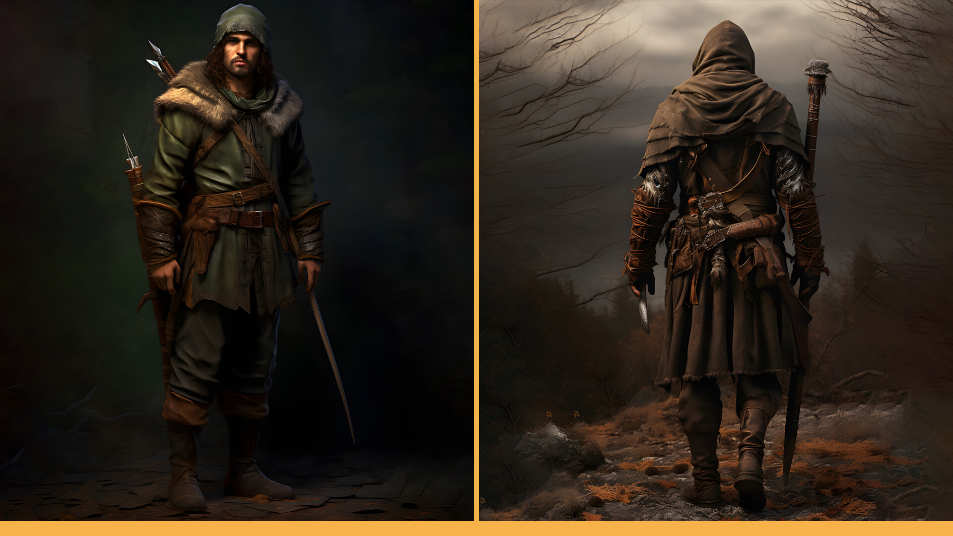Artificial Dimension - 303 Medieval Hunter_Male