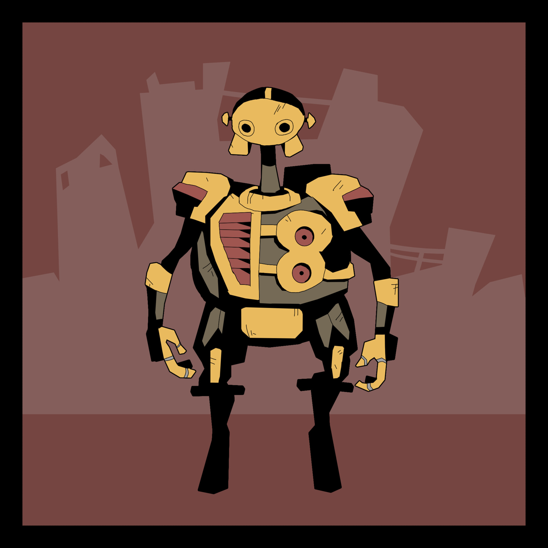 ArtStation - Yellow Robot