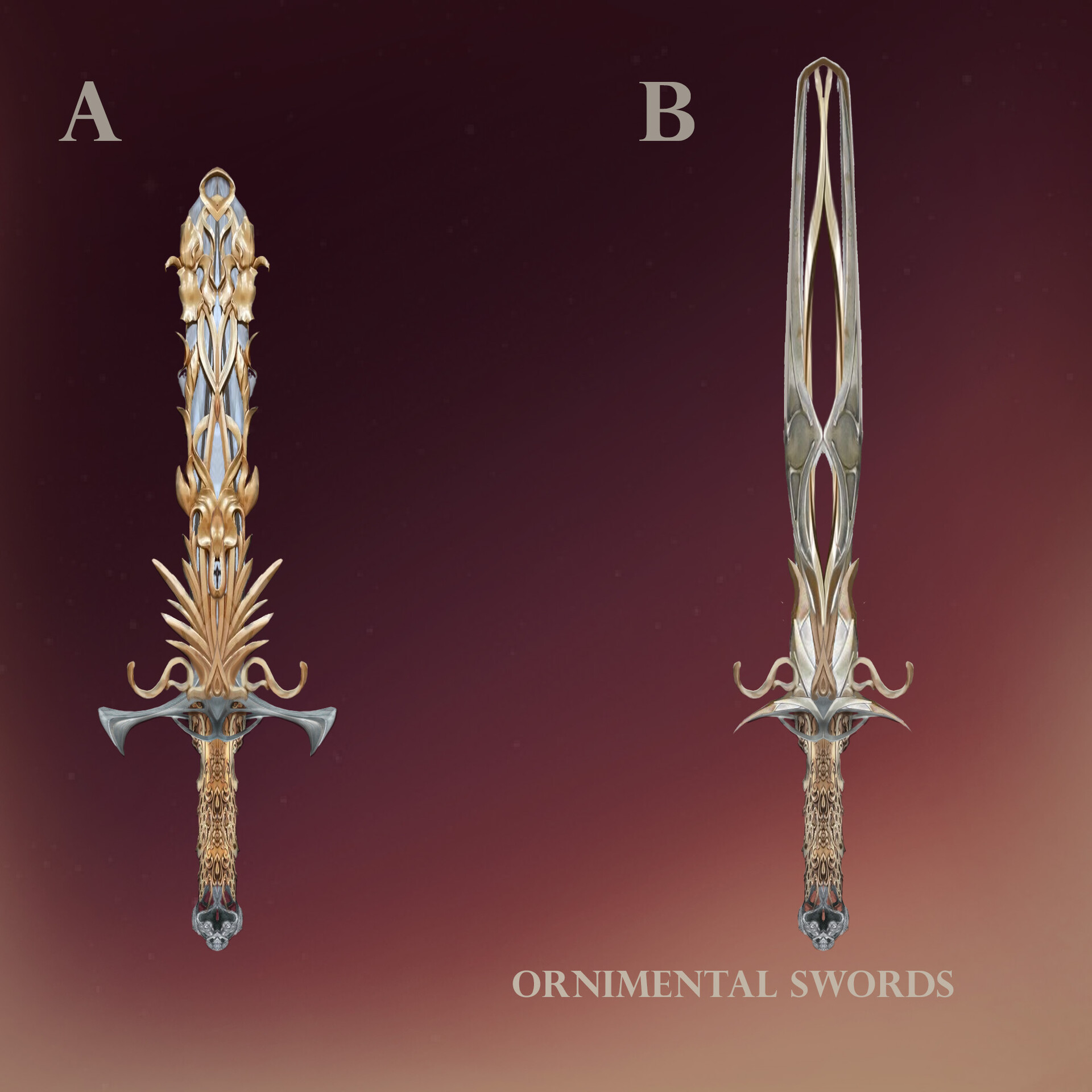 ArtStation - Ornamental Blades