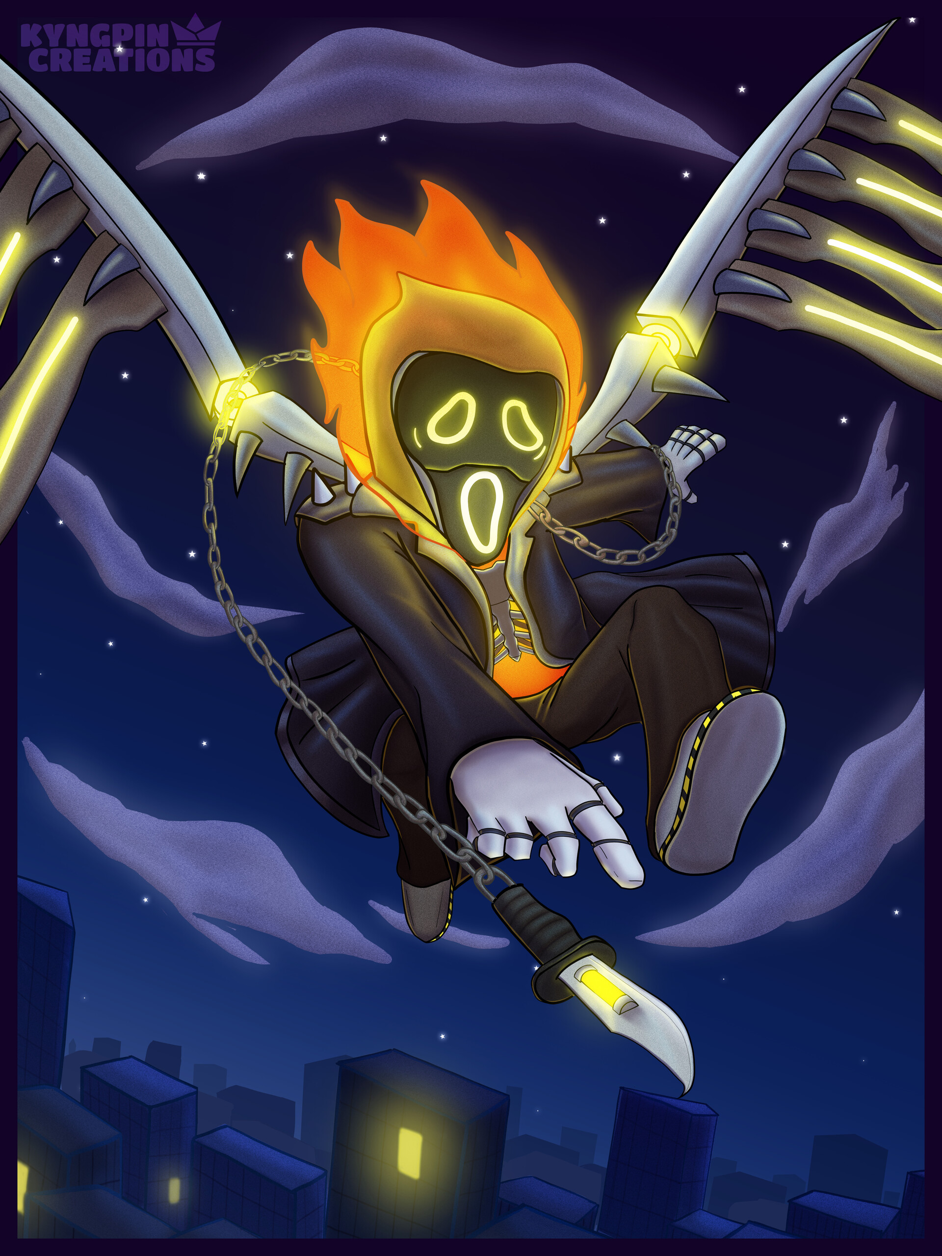 ArtStation - Ghostface, Ghost Rider, & N - Chaos Fusion