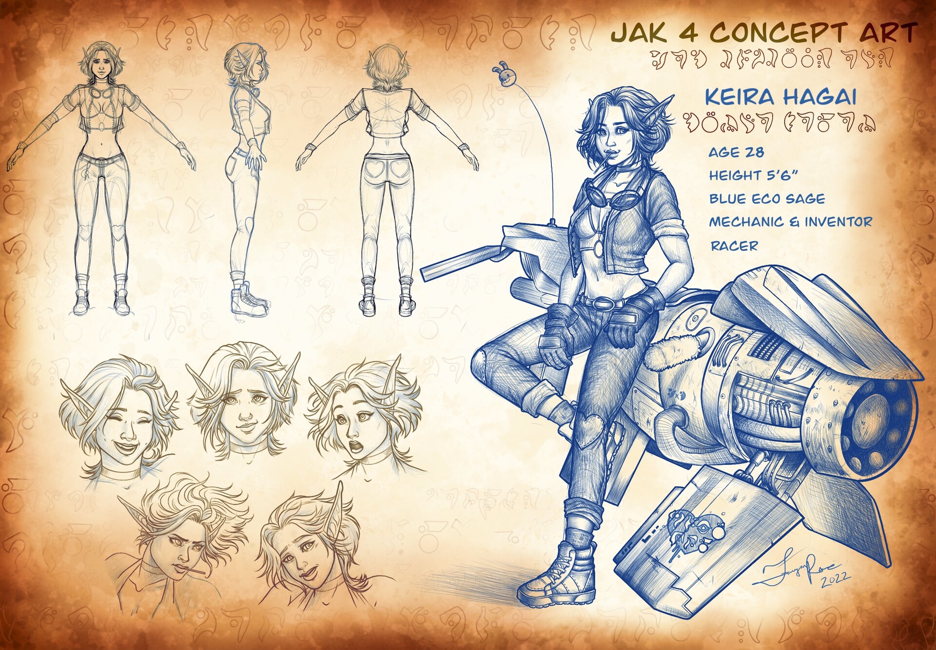 ArtStation - Project Haven Keira Hagai Jak 4 Concept Art