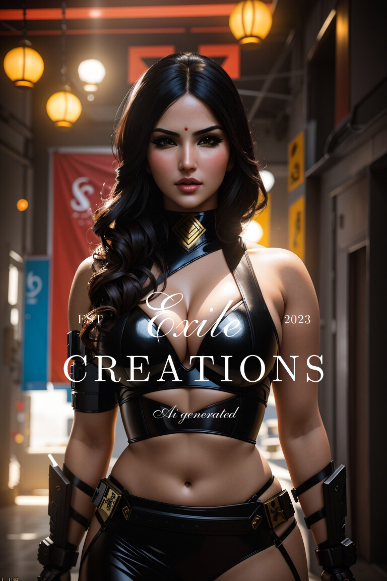 ArtStation - Sunny Leone - Ninja Version