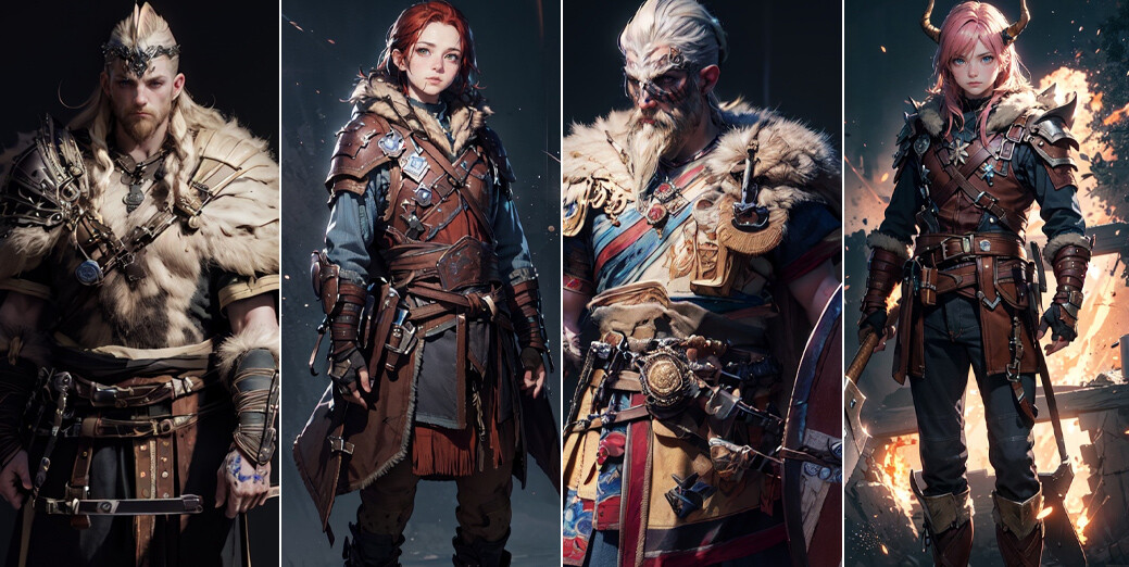 ArtStation - 200 Norse Viking Character Reference Art | V1 | 4K