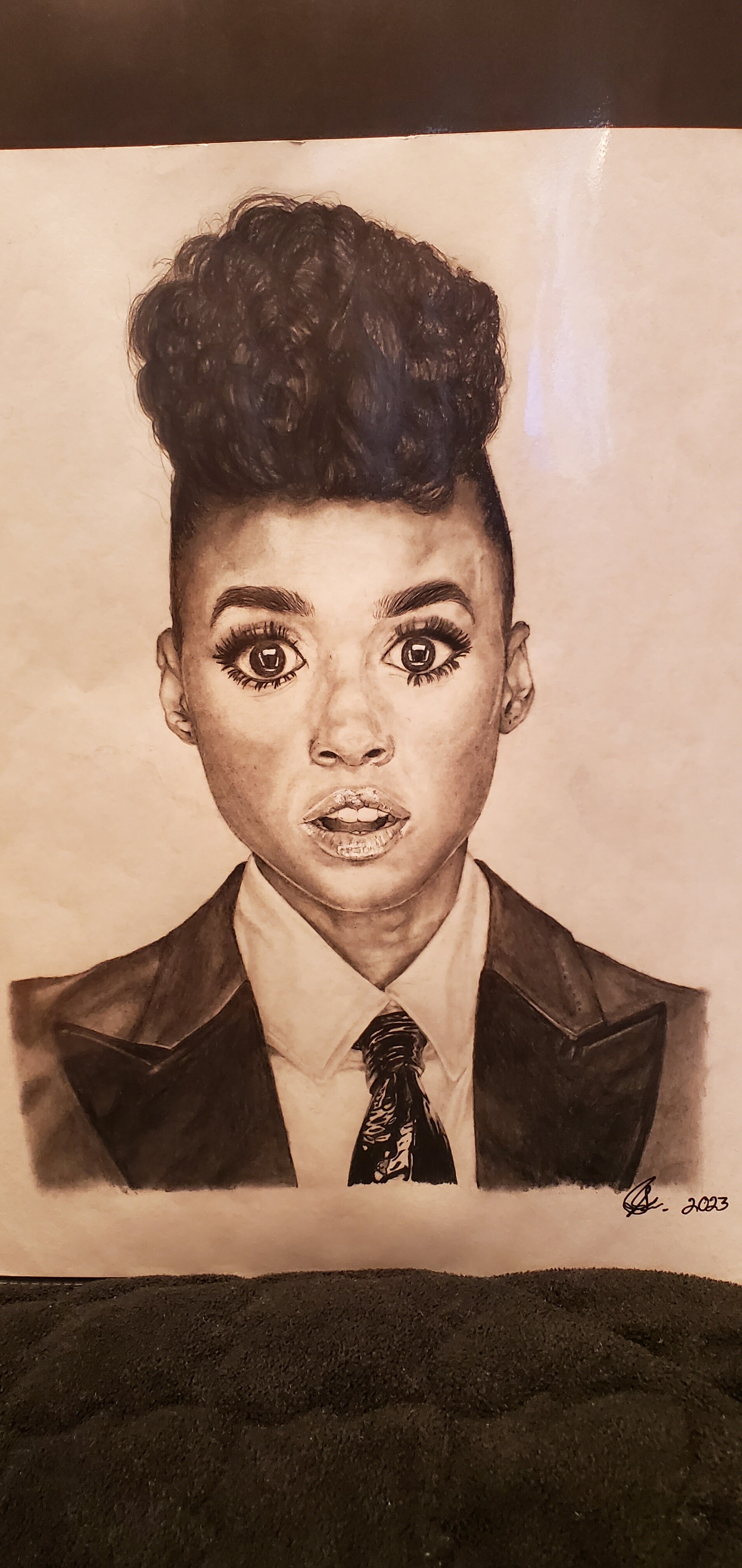 ArtStation - Janelle Monae portrait