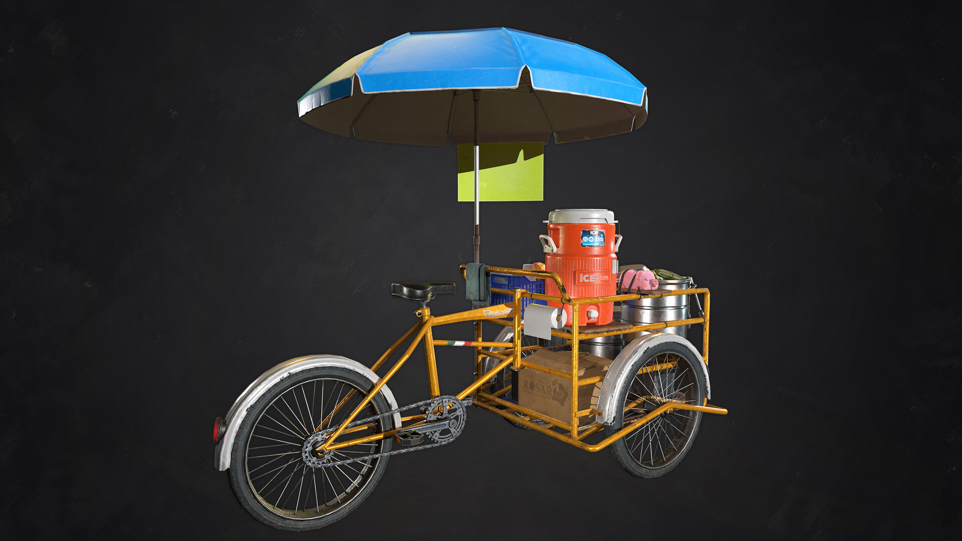 Diego Herrera Sosa - Tamales Bike Game Prop Asset