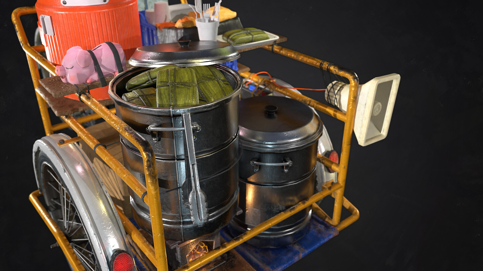 Diego Herrera Sosa - Tamales Bike Game Prop Asset