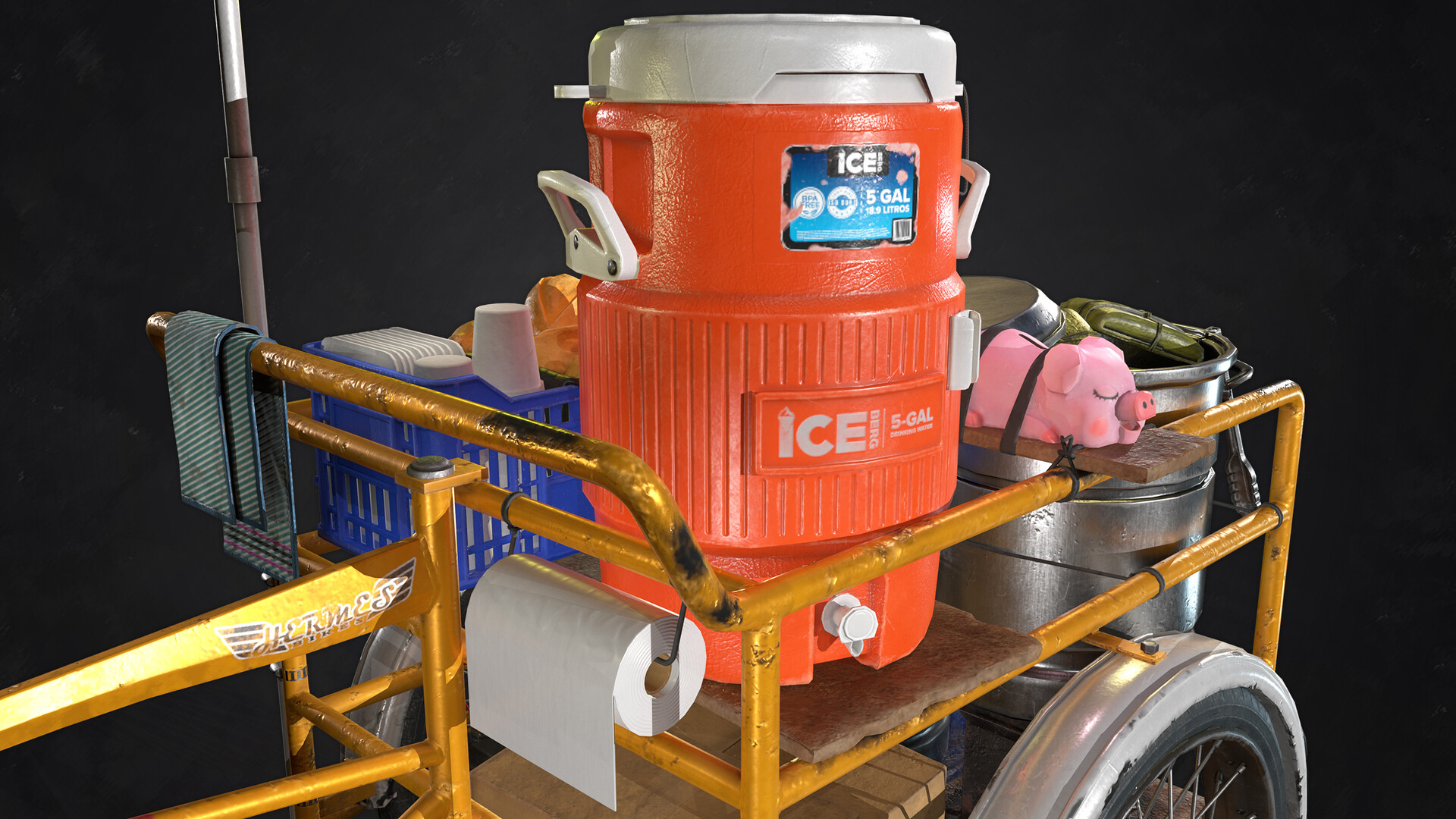 Diego Herrera Sosa - Tamales Bike Game Prop Asset