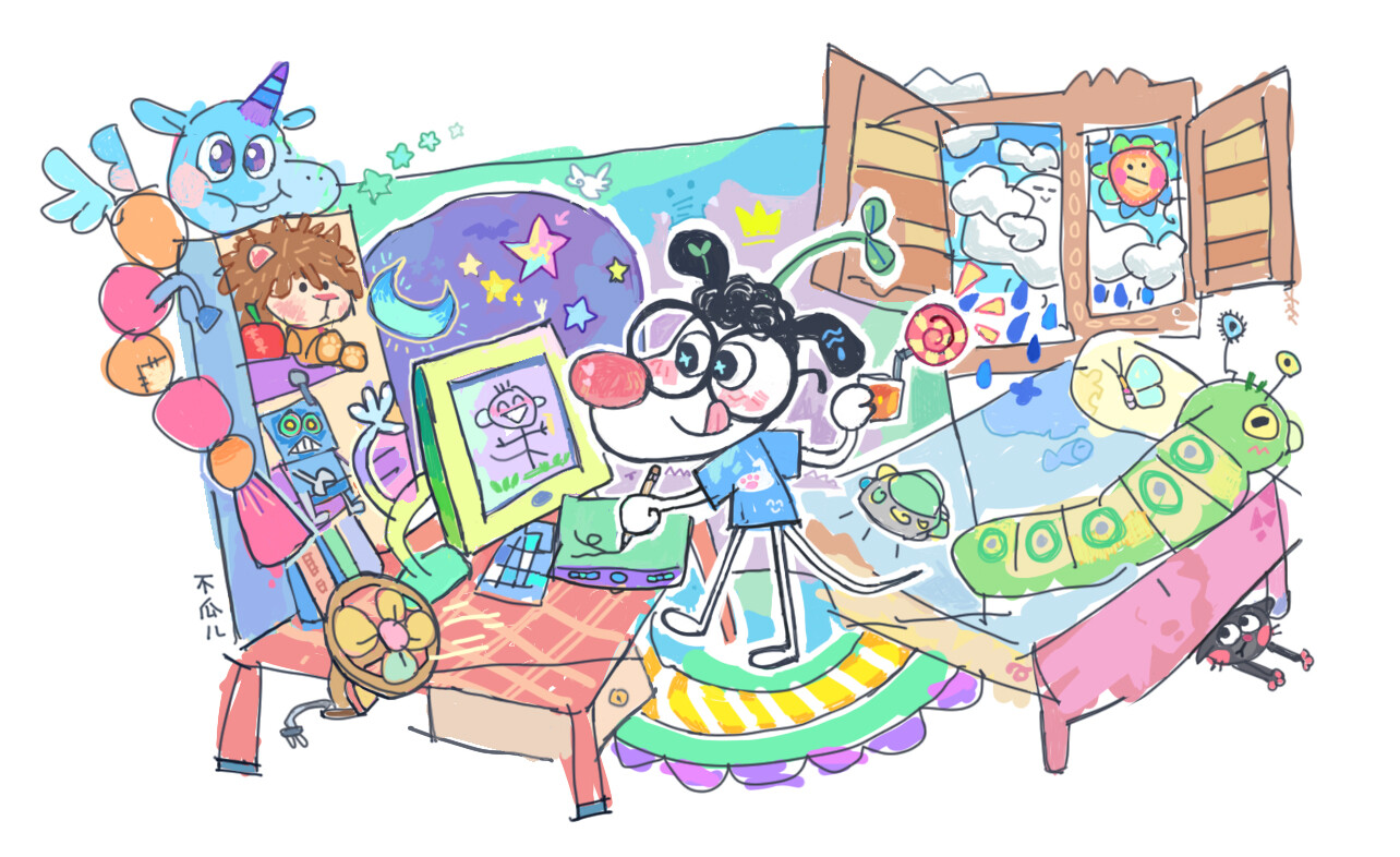 ArtStation - Happy drawing