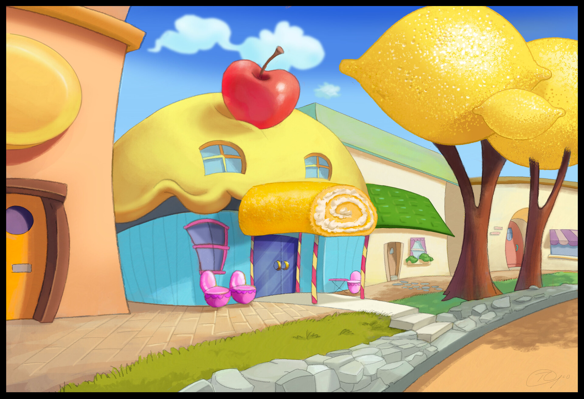 ArtStation - Lemon Tree Street