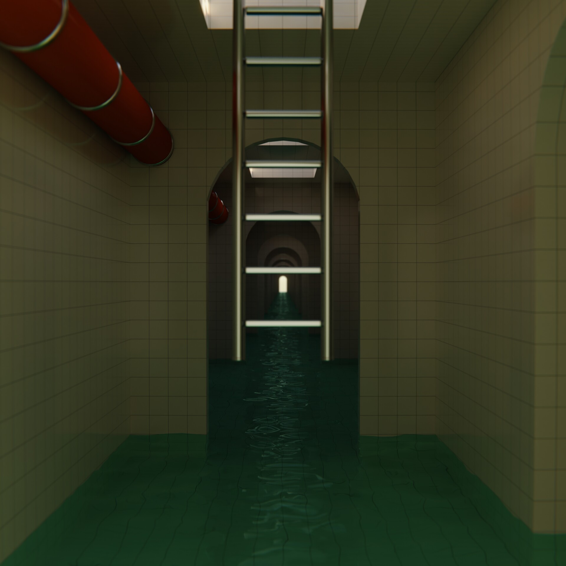 ArtStation - Blender Pool 139: Corridor Exploration 1