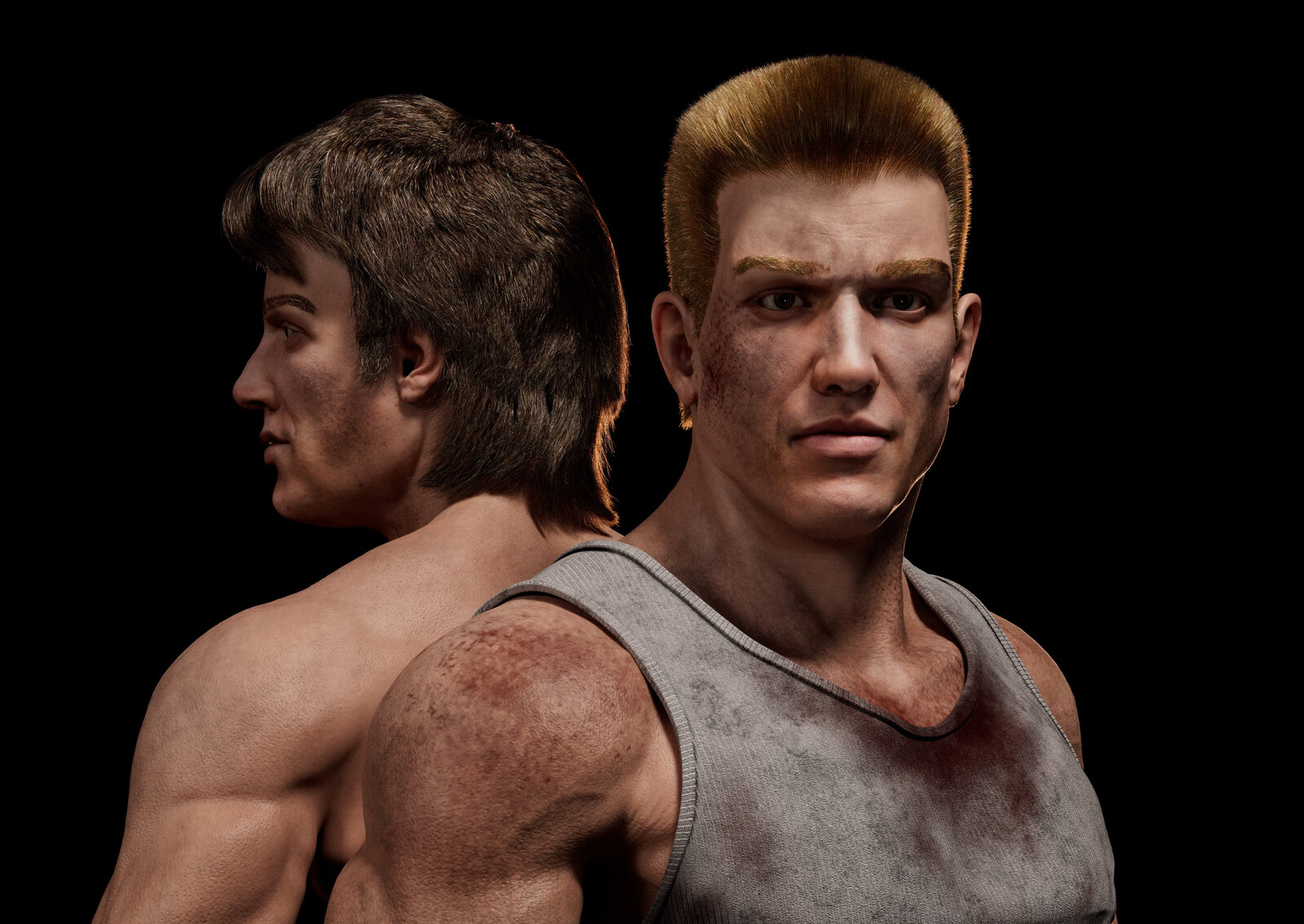 Dmitrii Kuznetsov - Contra. Fan Art.