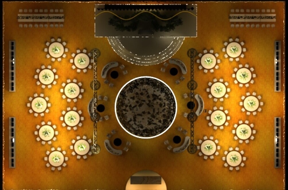 Muazzam Naseer - Kosha Wedding Design 3d Visualization