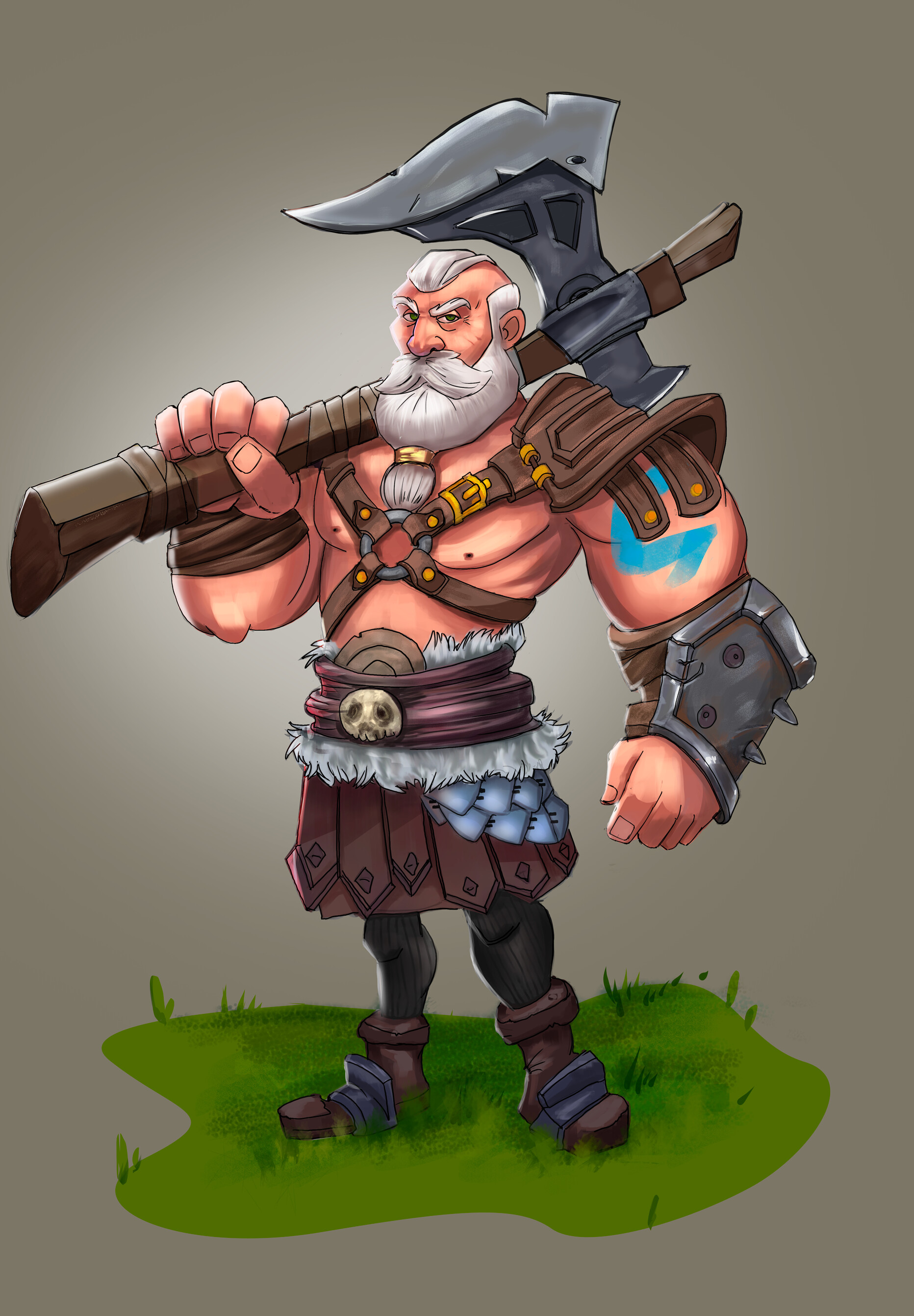 Anand Marwadi - Concepts Of Viking game character.