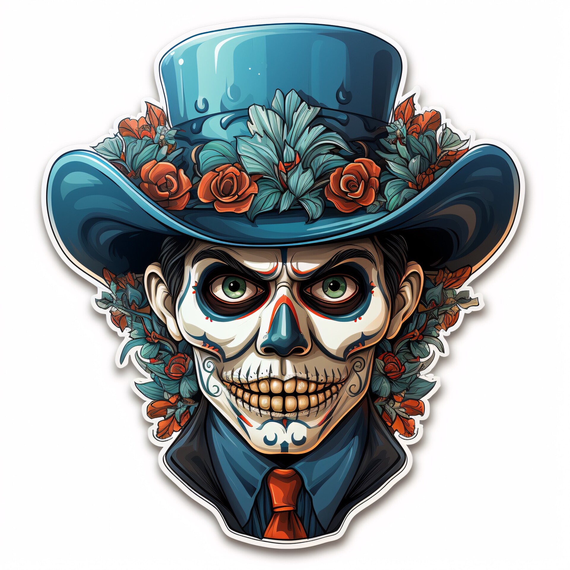 Dadi Katay - 300 Calavera Men Stickers (4k)