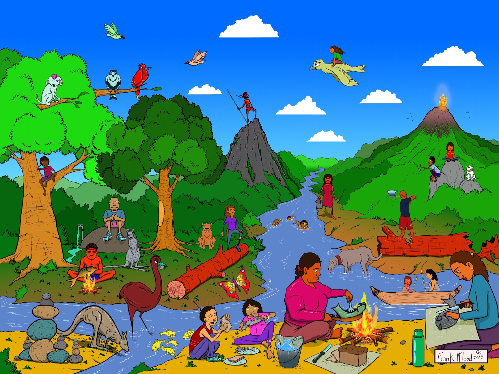 ArtStation - Aboriginal Language Poster 1