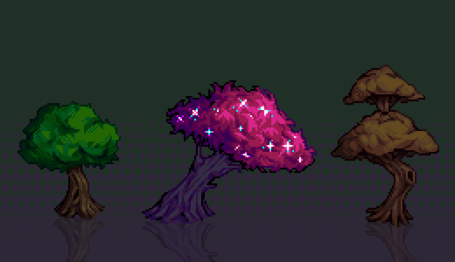 ArtStation - Tree Sprites