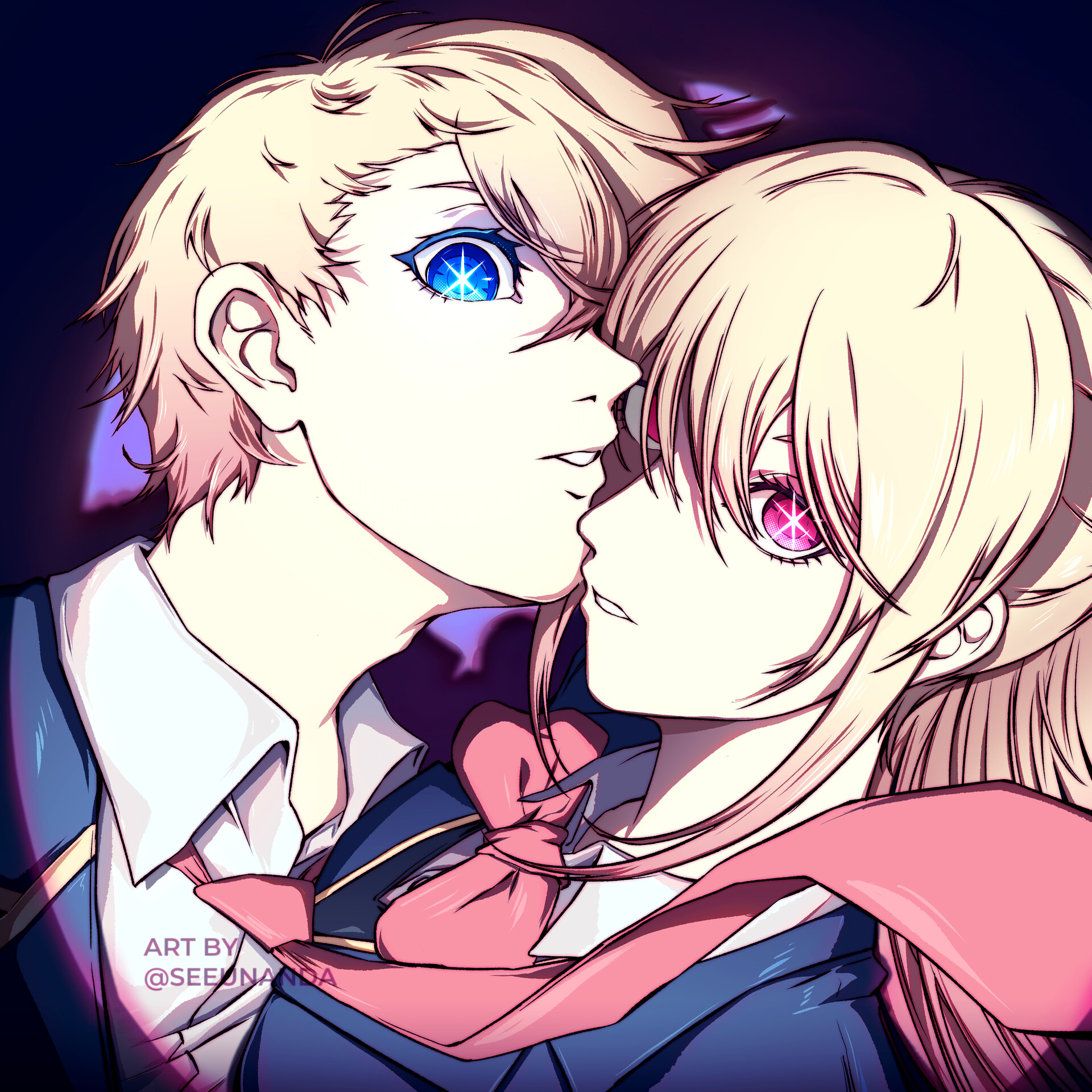 ArtStation - Aqua and Ruby