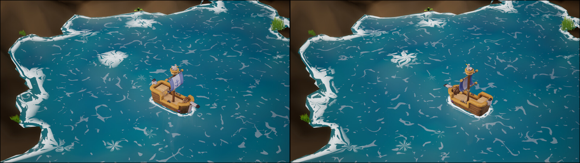 Andrey Gvozdev - Sailing ship, stylized, hand painted, game ready