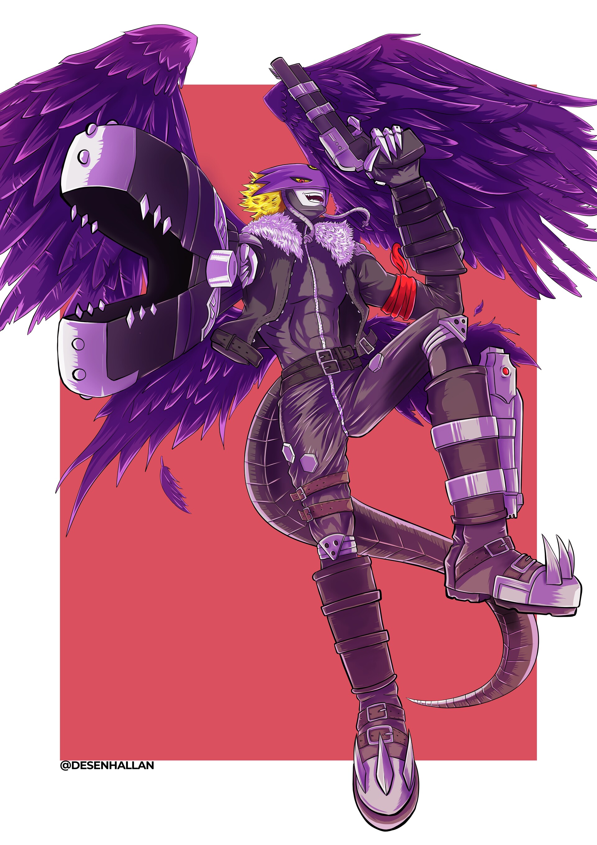 ArtStation - Beelzemon Blast Mode