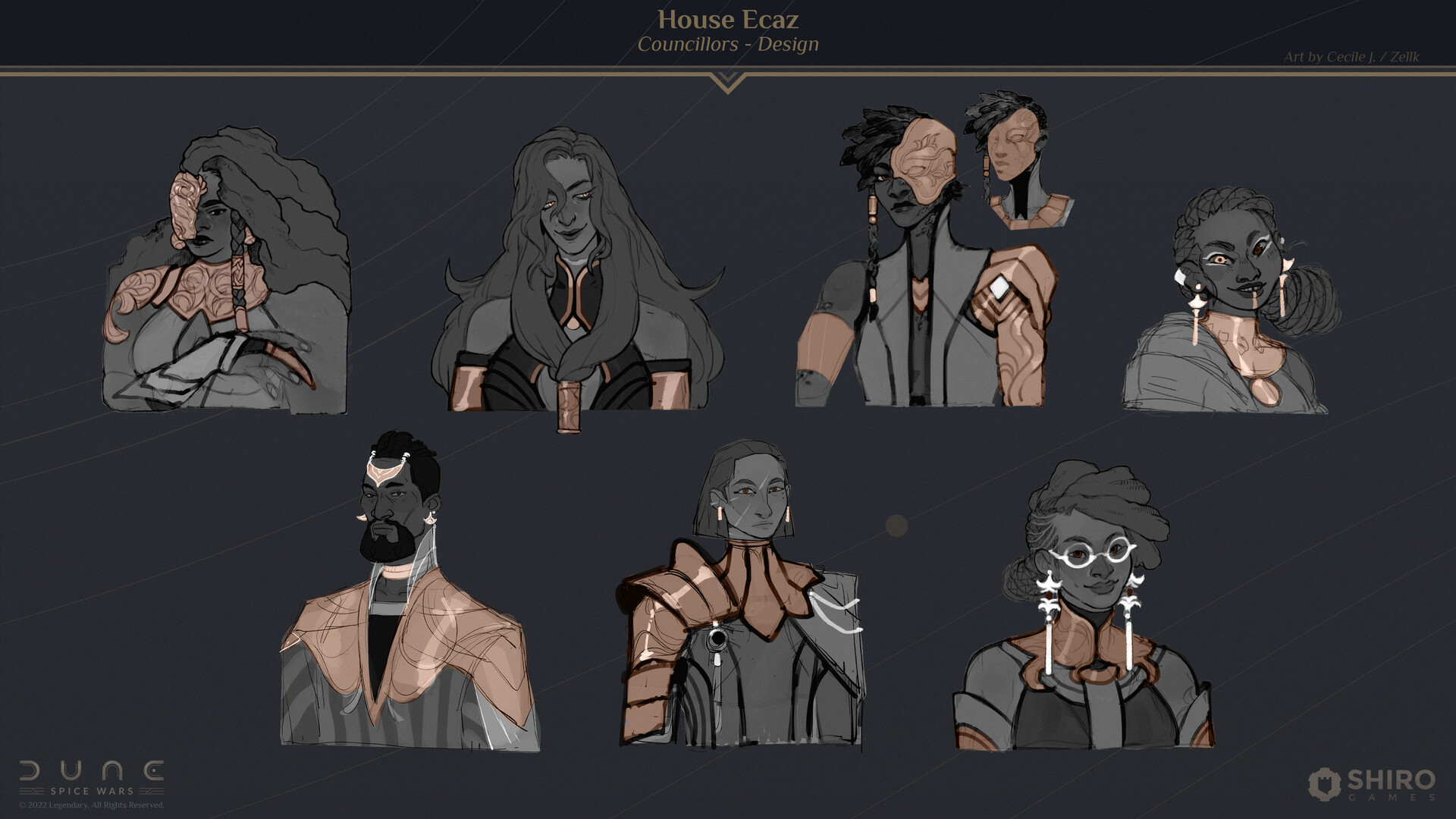 Zellk // Cécile Jaubert - DUNE : Spice Wars - House Ecaz