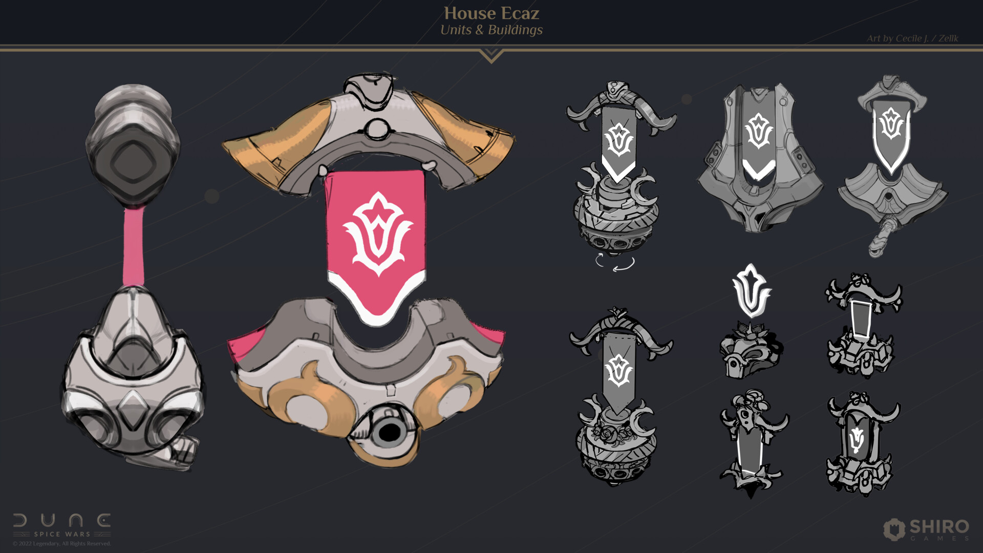 Zellk // Cécile Jaubert - DUNE : Spice Wars - House Ecaz