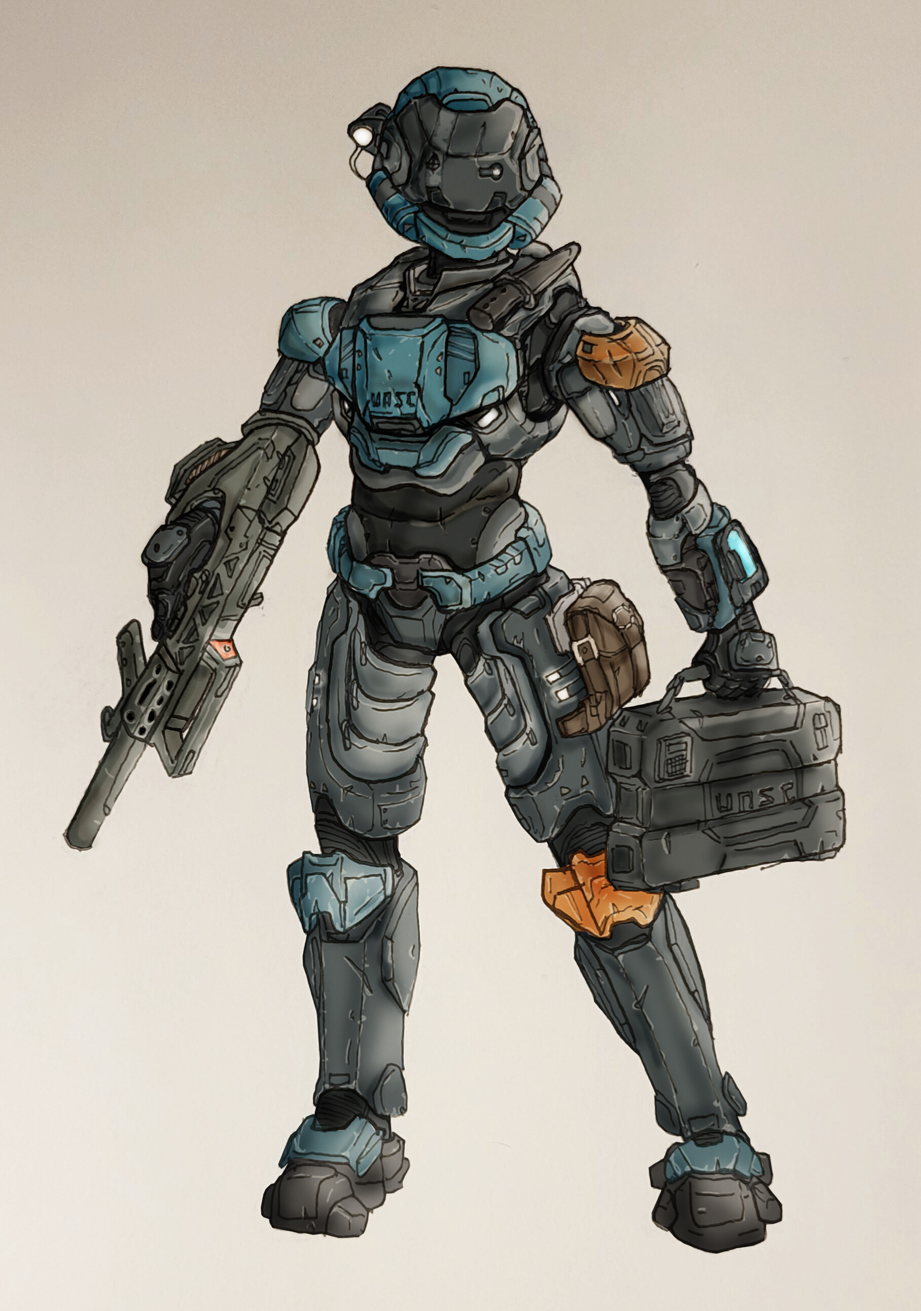 ArtStation - Gungnir Spartan iii - mk5[b]