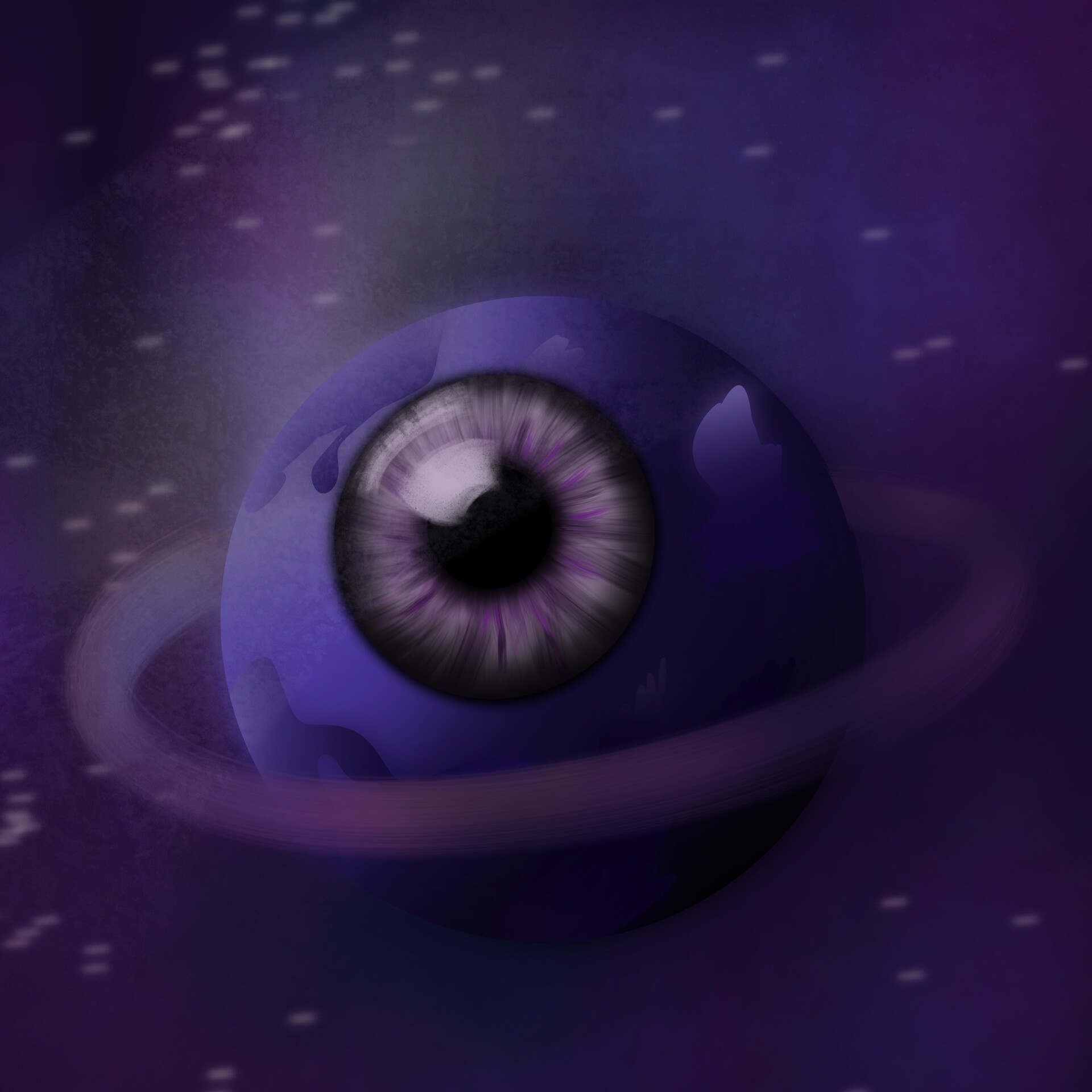 ArtStation - Purple eye