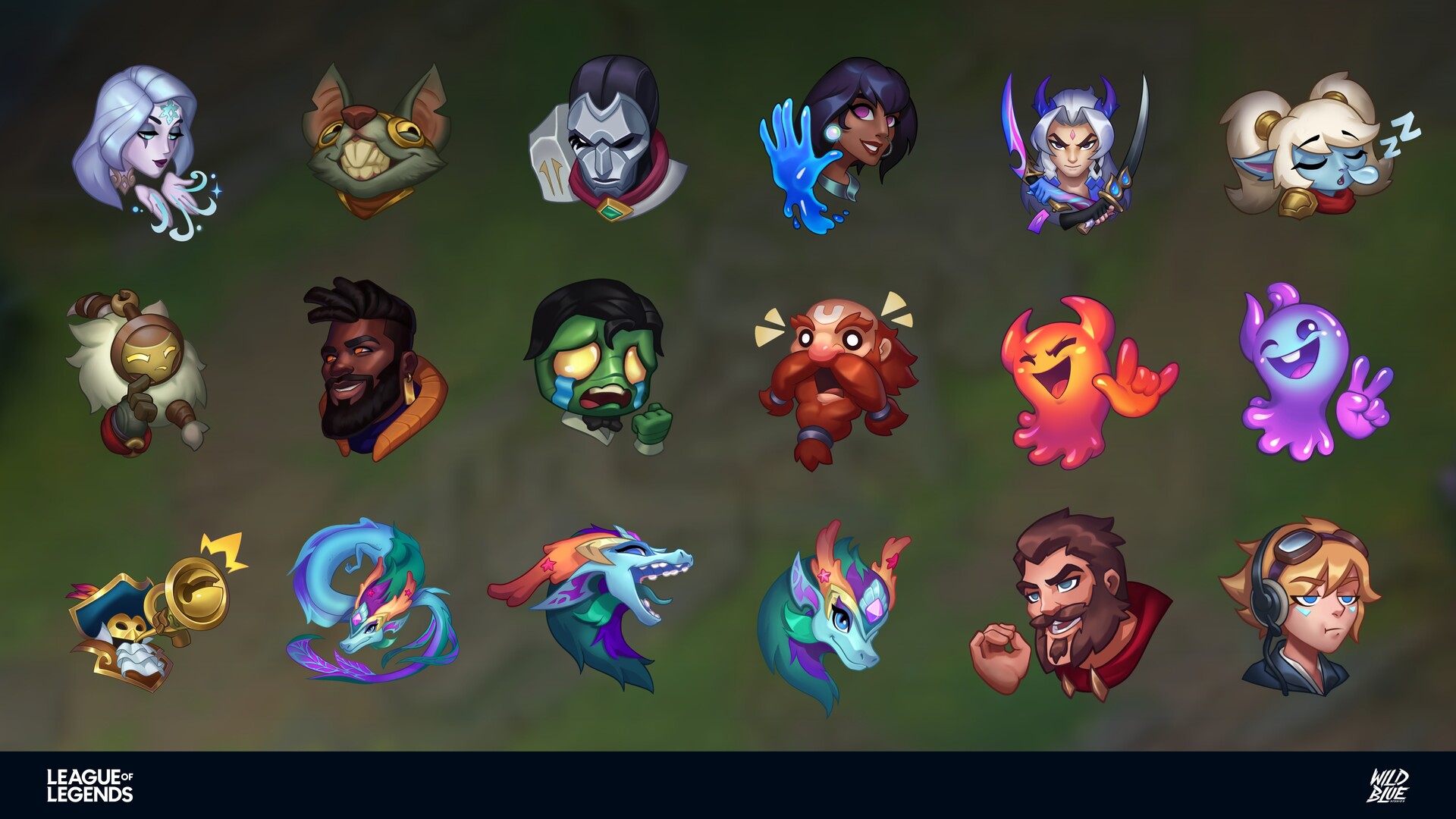 Wild Blue Studios - League of Legends: Emotes
