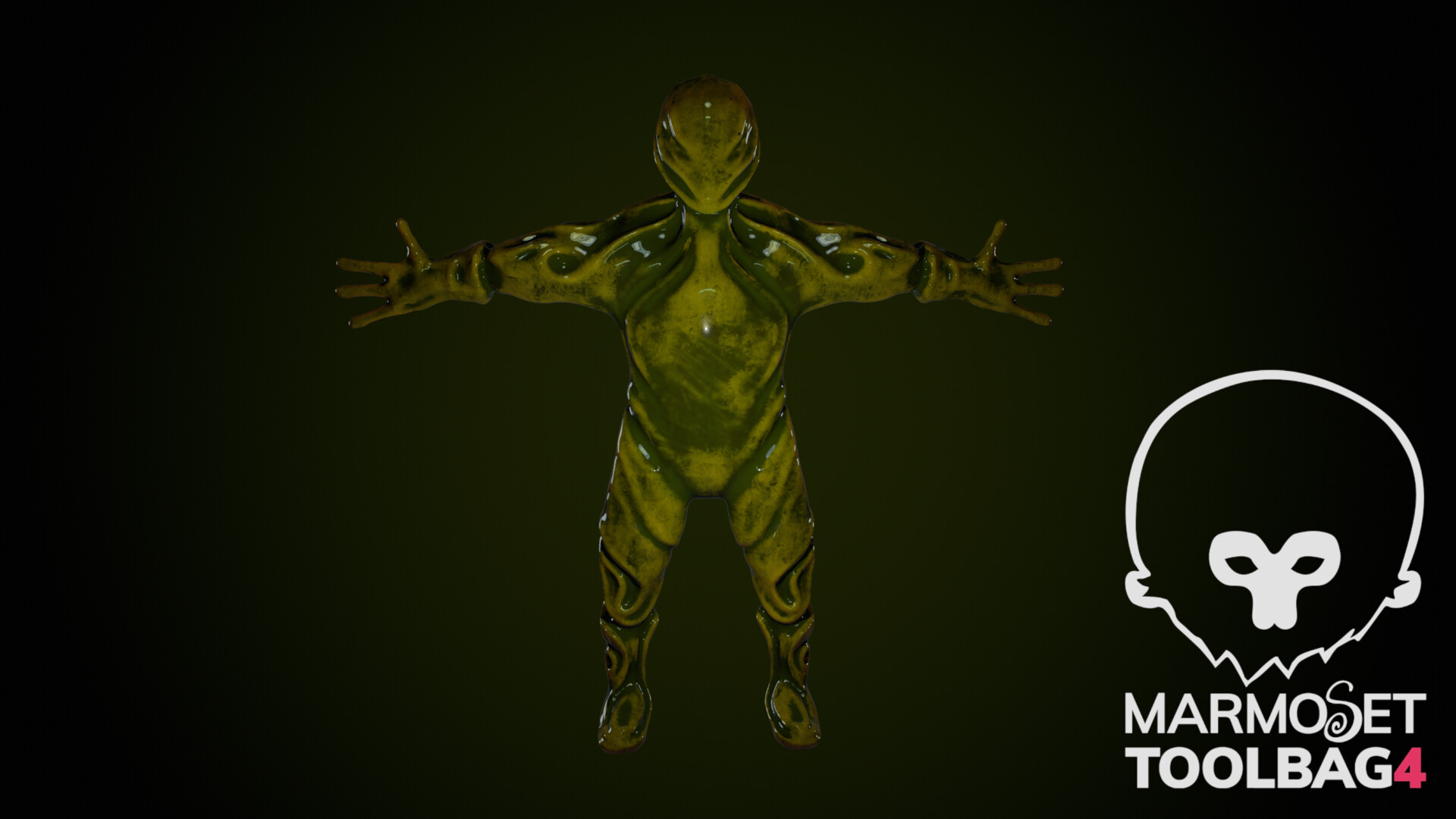 ArtStation - Nature's growth alien T-POSE