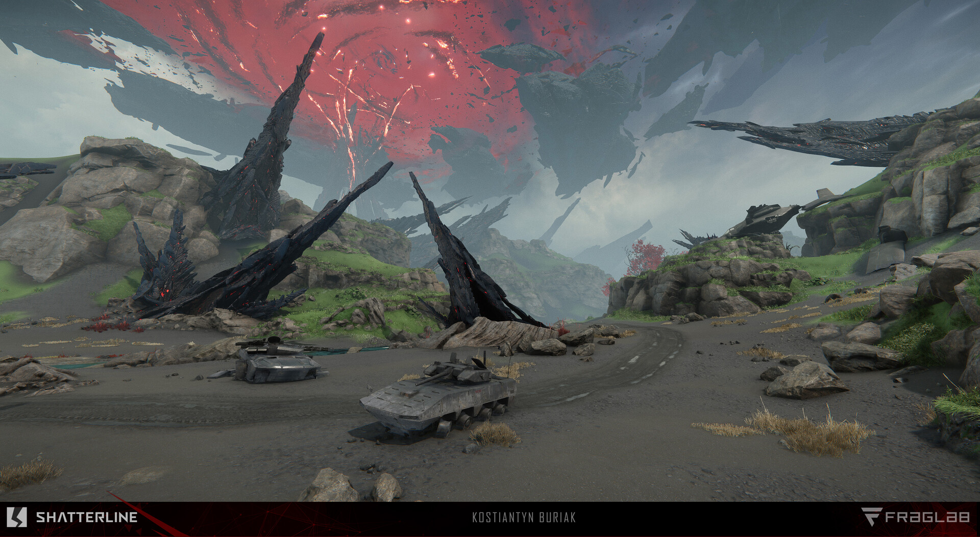 Kostiantyn Buriak - Shatterline - Expedition Map