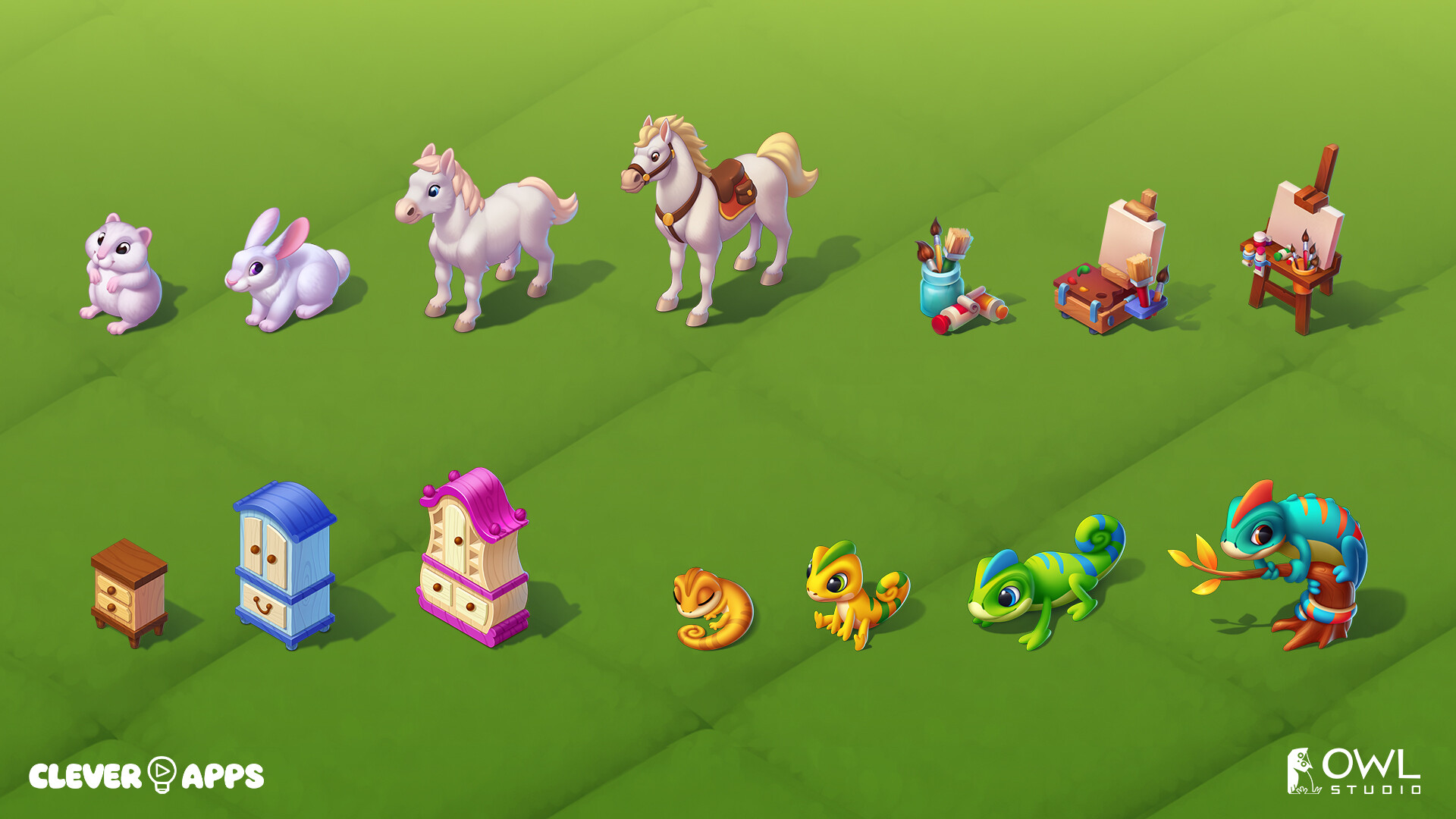 OWL Studio - Merge Game - Objects & Props - Part 6