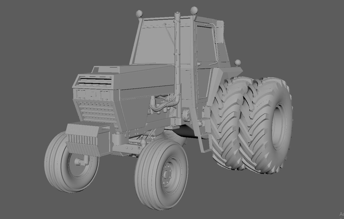 ArtStation - Case 2590 Tractor