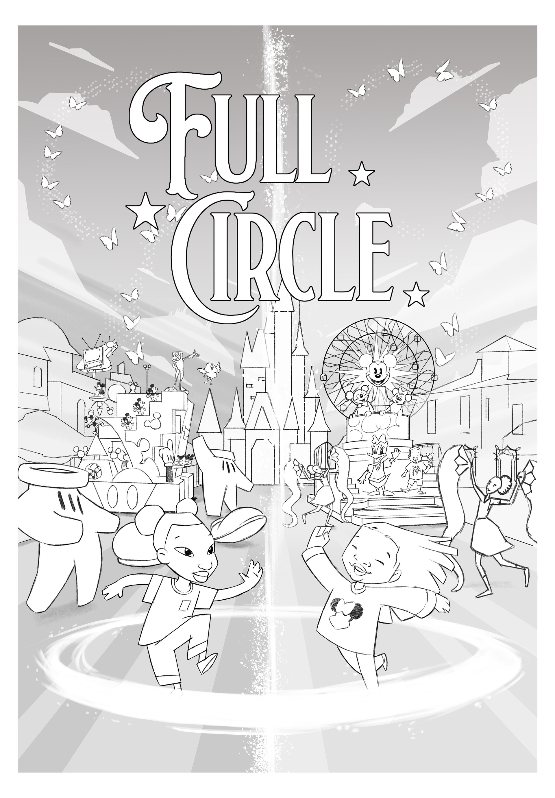 Fê Heynen - DISNEY - FULL CIRCLE POSTER