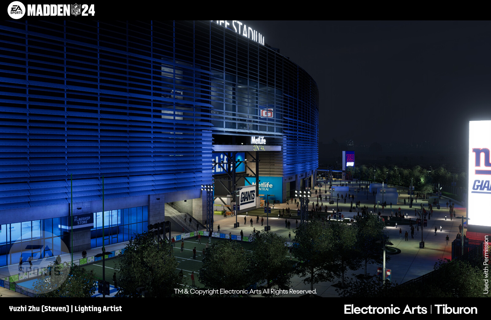 Yuzhi Zhu (Steven) - Madden 24 NFL Giants stadium