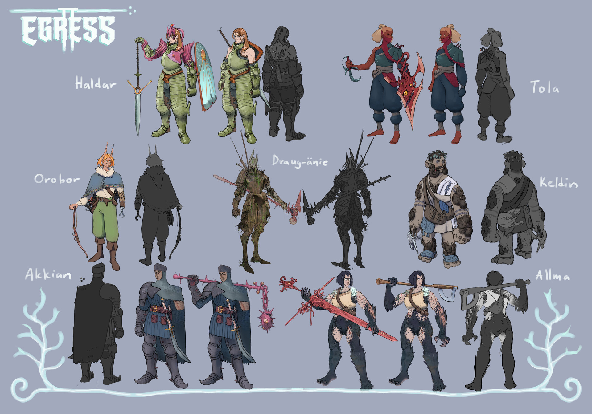 ArtStation - Personal worldbuilding character designs