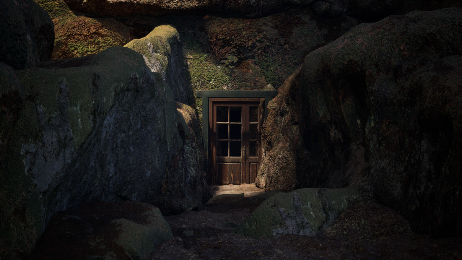 ArtStation - Door in a Mountain
