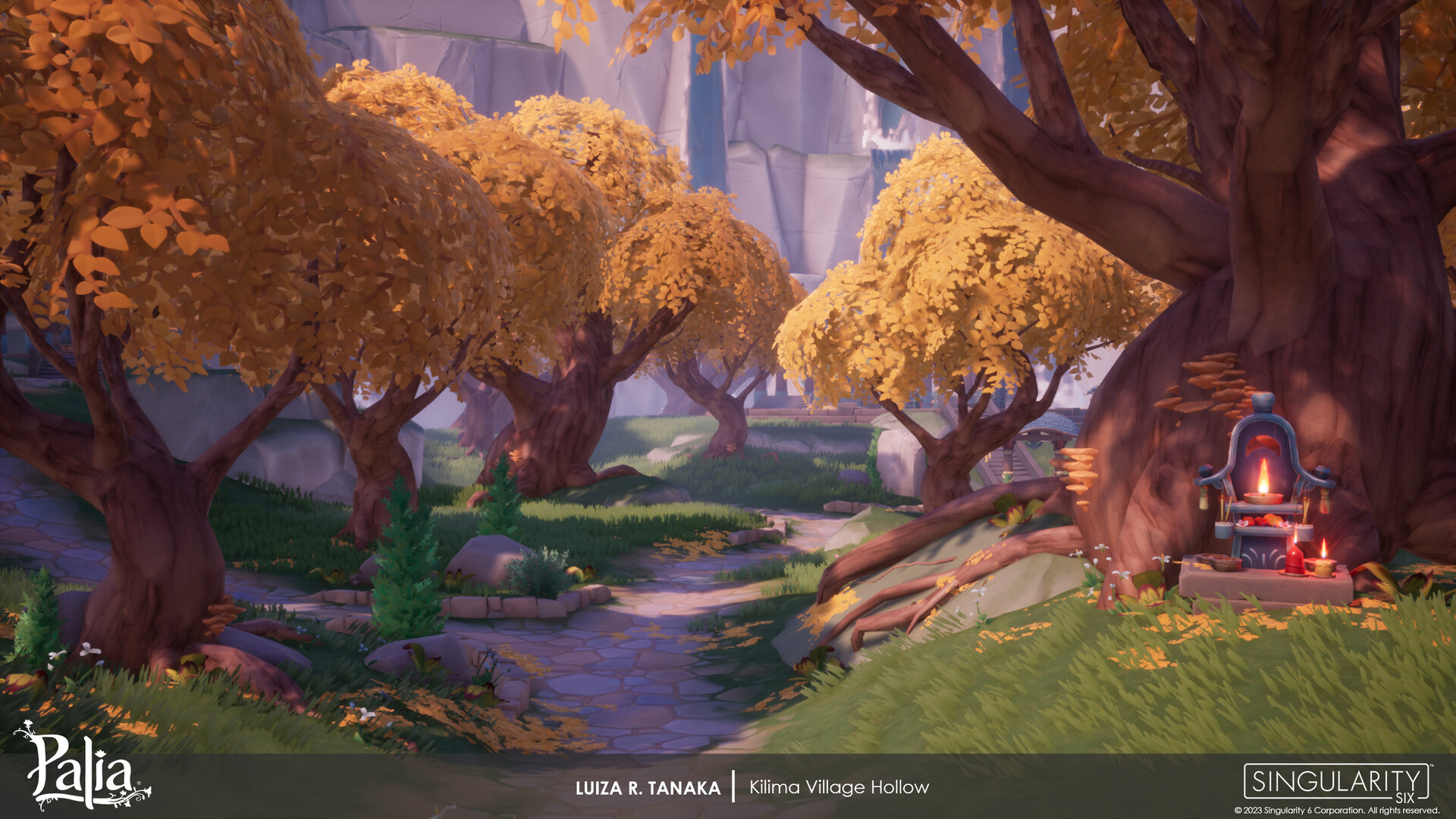 Luiza R. Tanaka - Palia: Kilima Village - Trees and Vistas