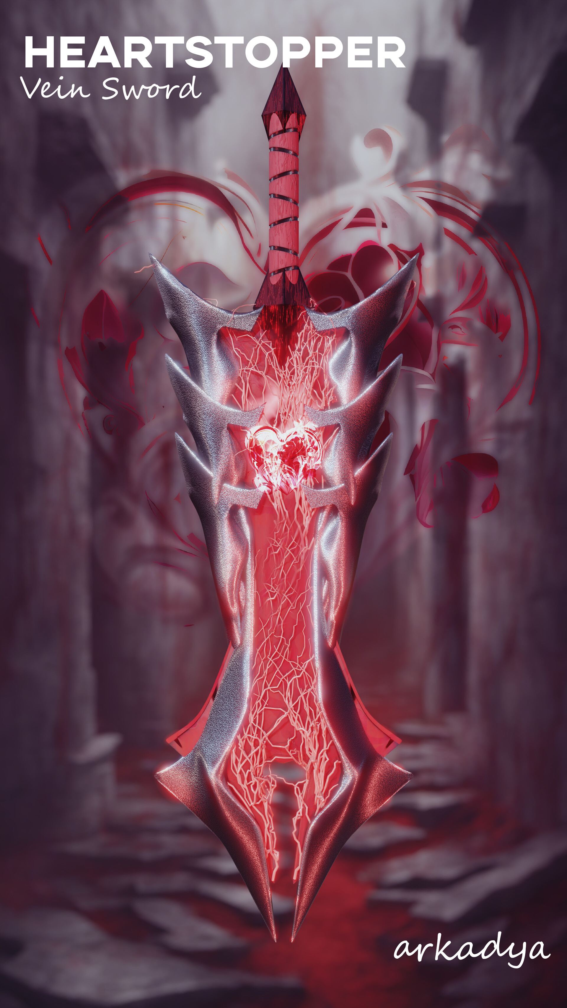 ArtStation - Veined Sword - Swordtember Series