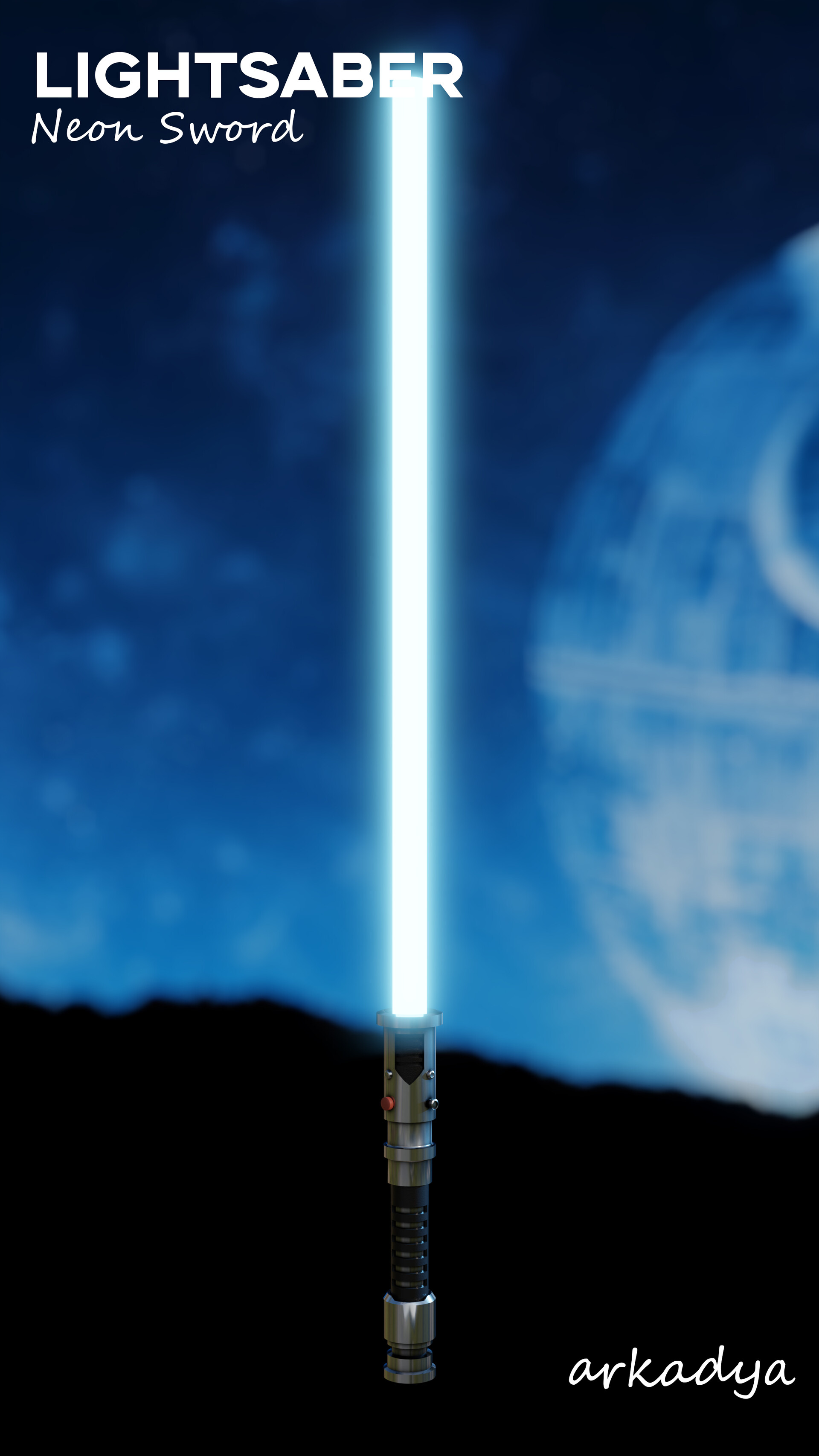 ArtStation - Neon Sword - Swordtember Series