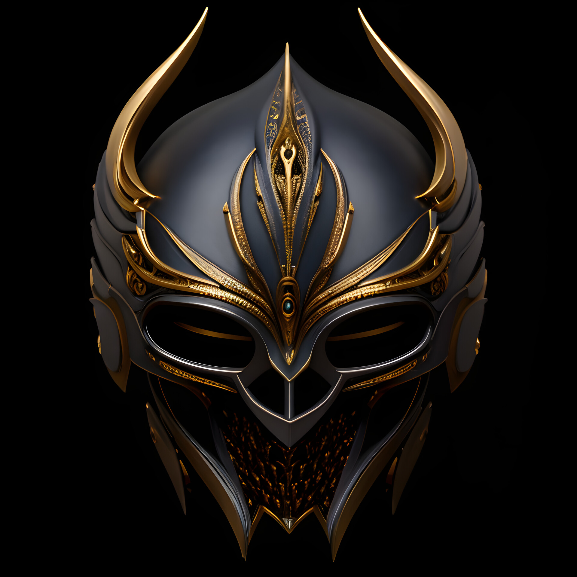 ArtStation - Demon helmet Design