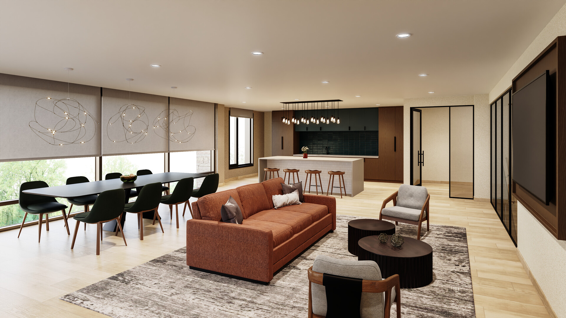 ArtStation - Luxury Apartments - Shared Spaces