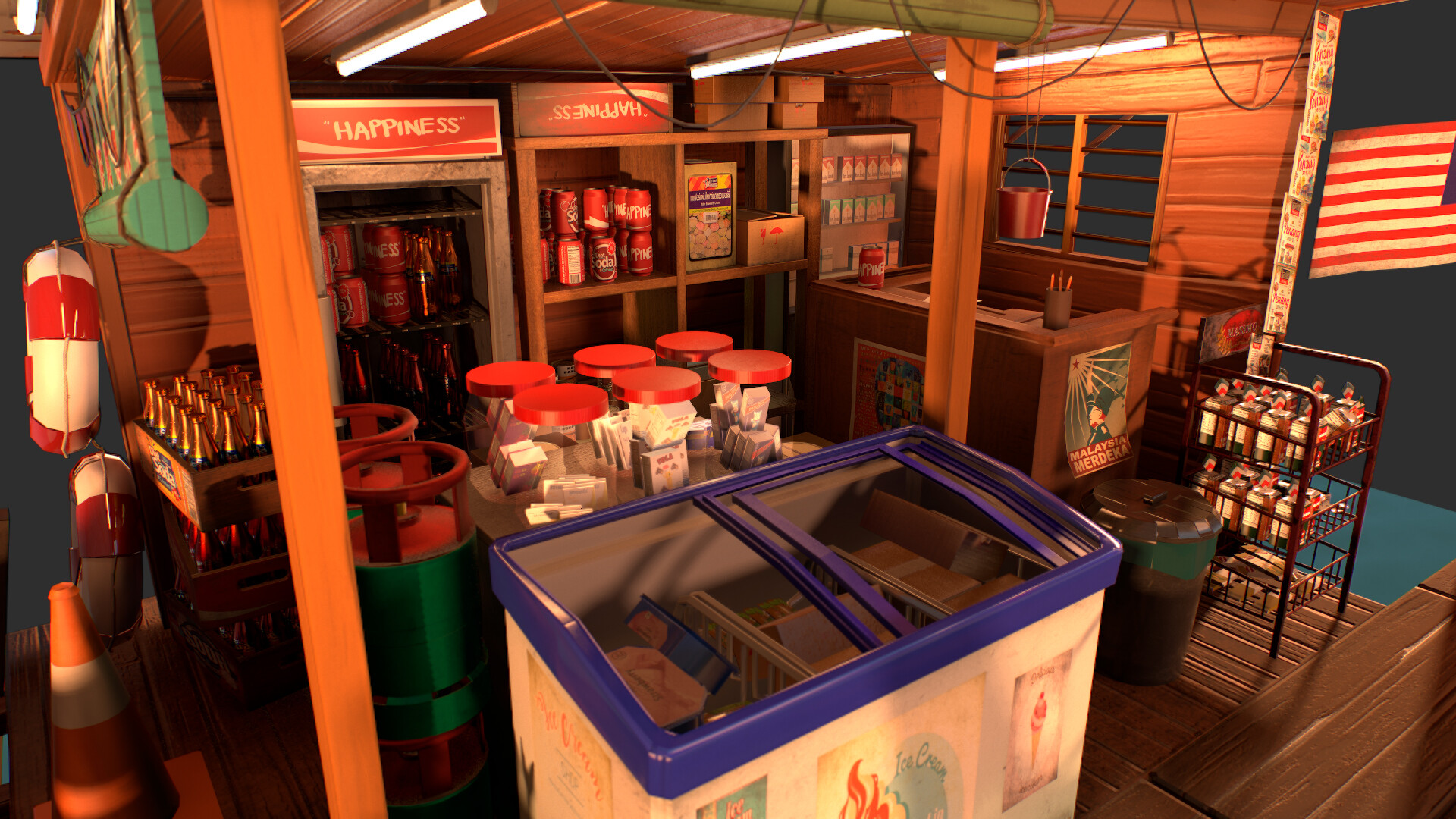 ArtStation - Student's showcase |Props Modeling | My Memory