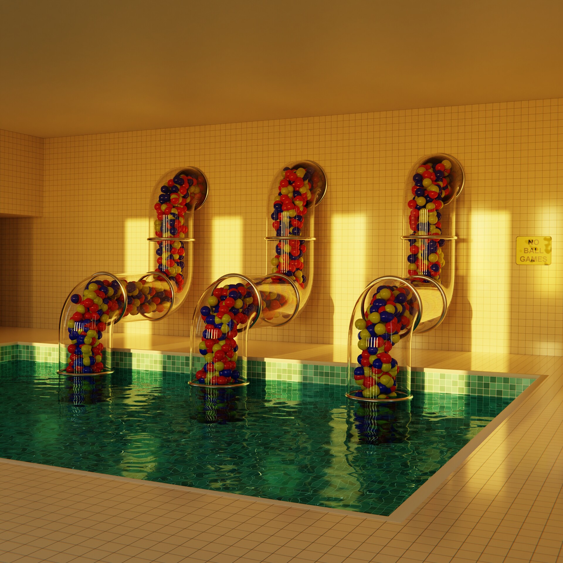 ArtStation - Blender Pool 134: Ball Games 3