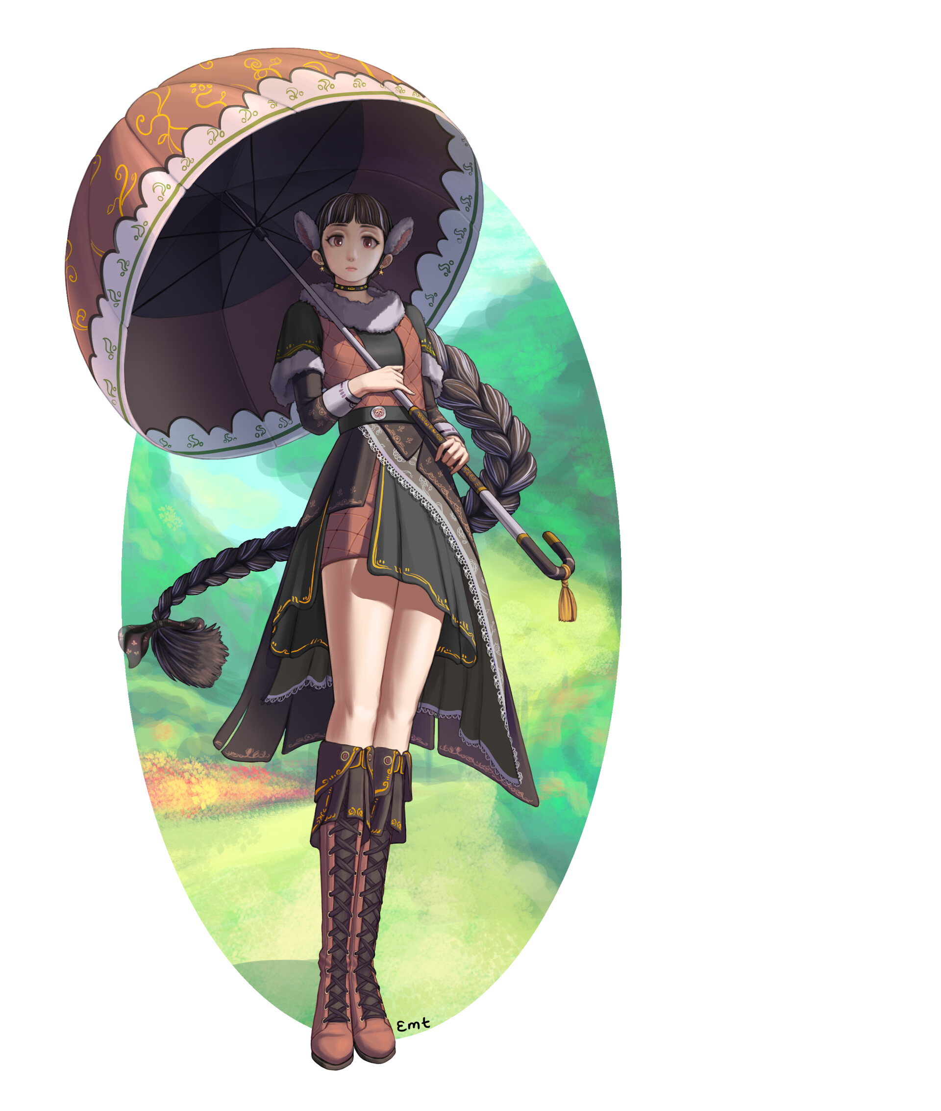 ArtStation - Umbrella Girl