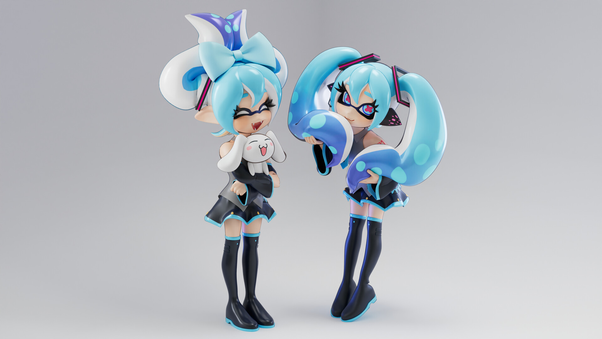 ArtStation - Squid Miku 3D Model