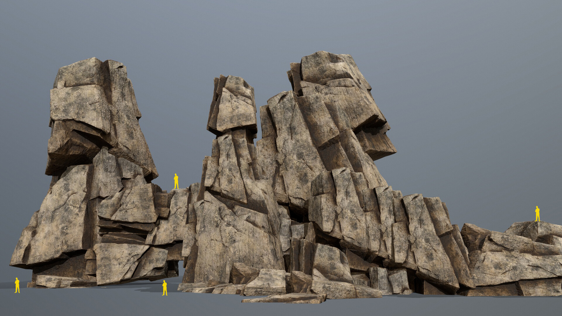 ArtStation - desert rocks