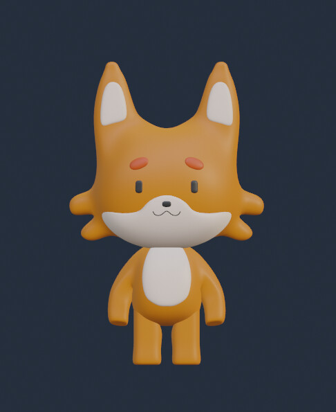 ArtStation - 3d Fox character